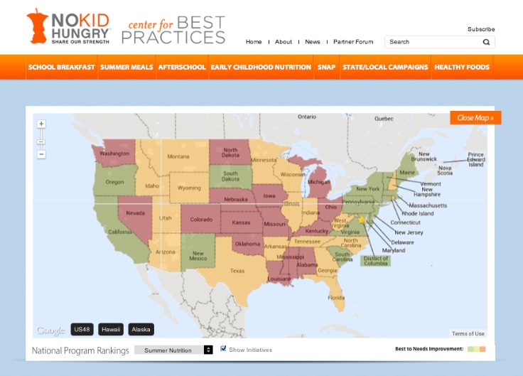 Eat. Play. Learn. N is for NO Kid Hungry | School Meals That Rock